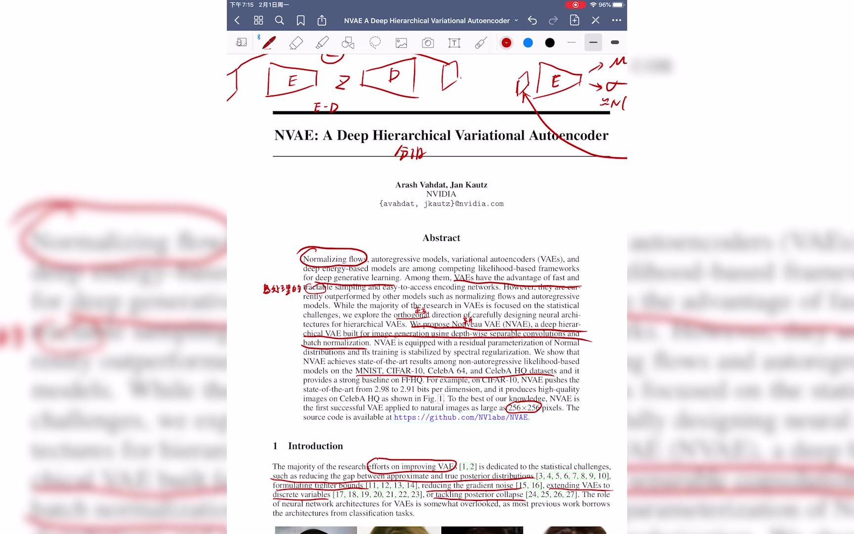 [小尼读论文]NVAE ：A Deep Hierarchical Variational Autoencoder_哔哩哔哩_bilibili