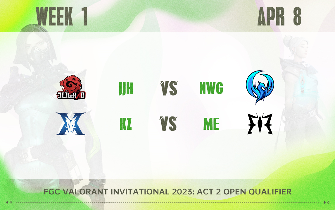 2023 FGC VALORANT 邀请赛: ACT 2 海选赛 第一周 Day5-无畏契约电竞-无畏契约电竞-哔哩哔哩视频