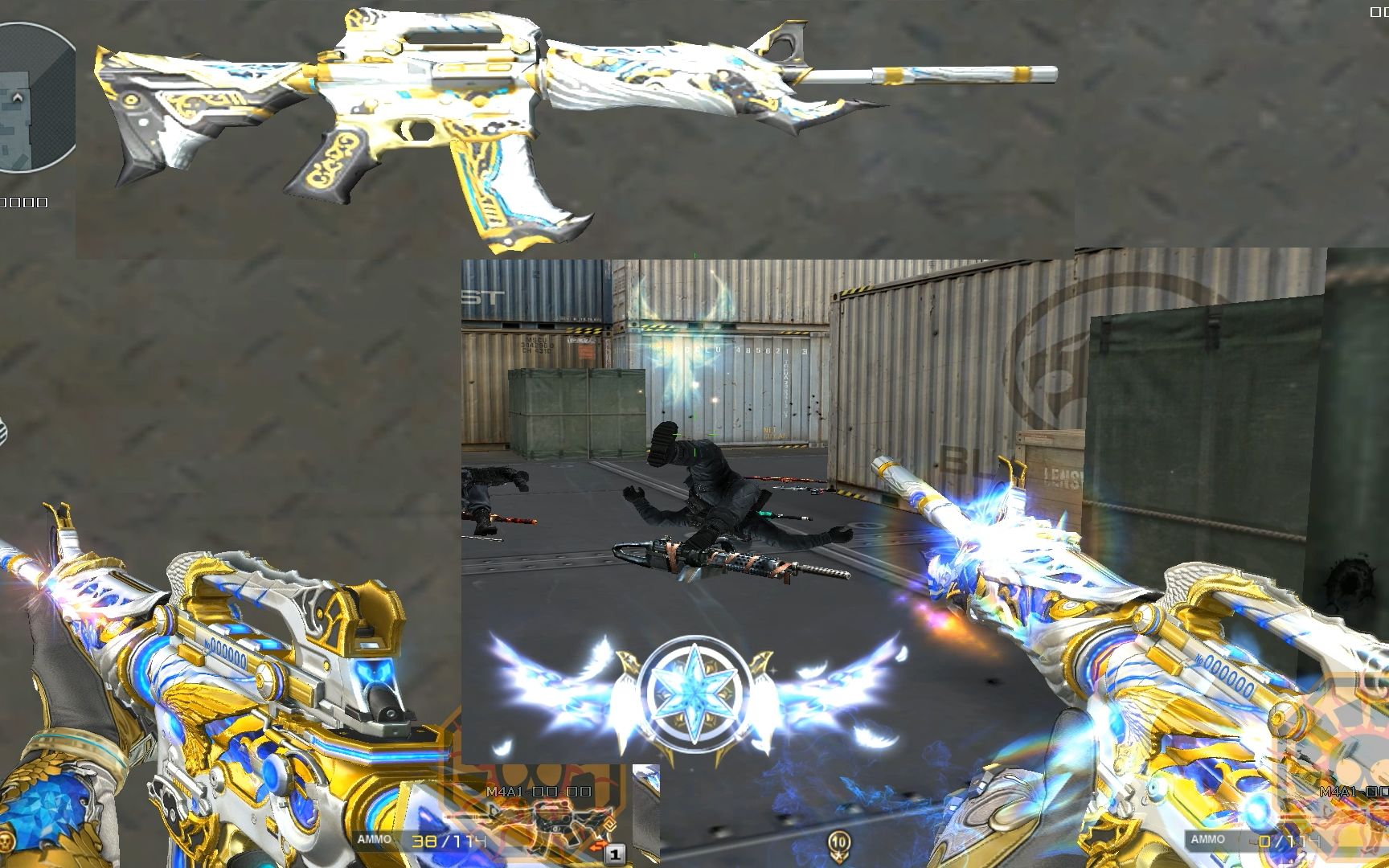 CF: 新英雄级武器M4A1-神话-天使 (M4A1-S Angelic Beast) [穿越火线新闻]_哔哩哔哩_bilibili