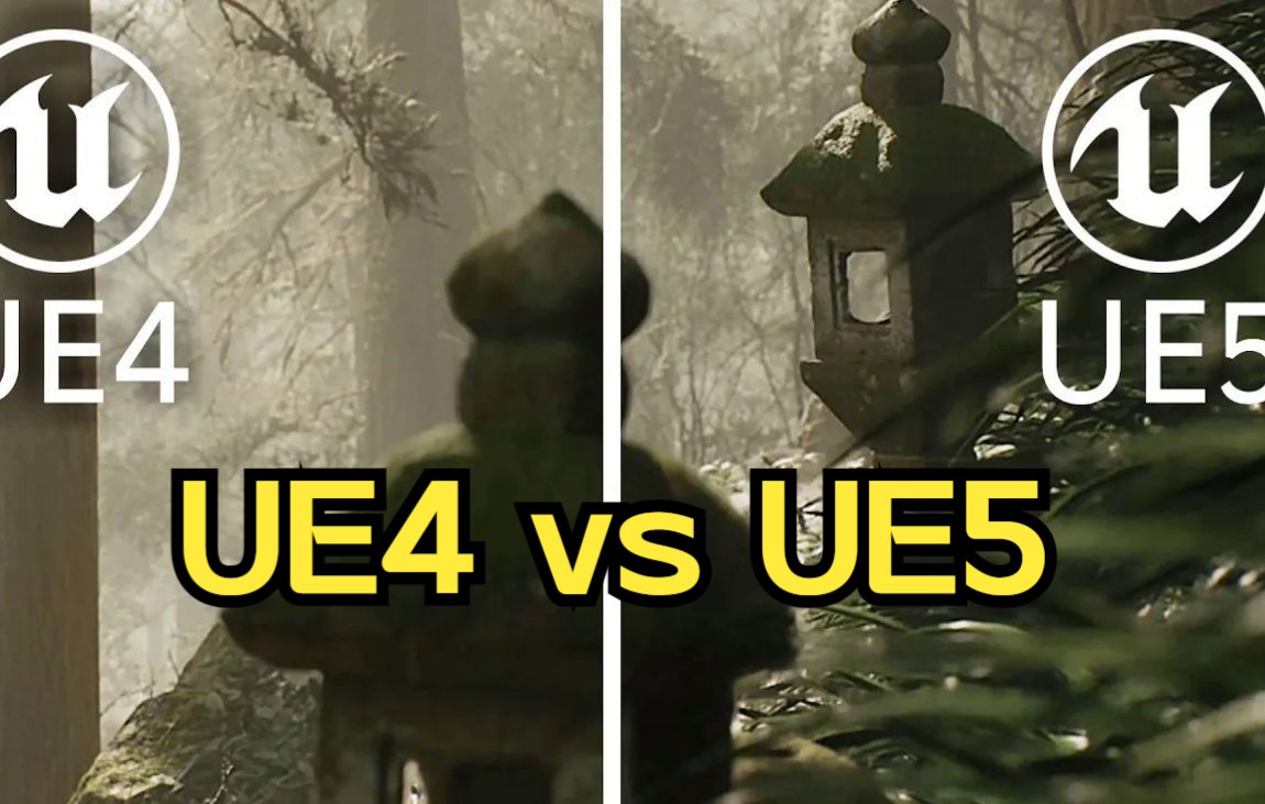 UE5正式版 vs UE4 帧率 效果 详细对比 lumen大战SSGI_哔哩哔哩 (゜-゜)つロ 干杯~-bilibili