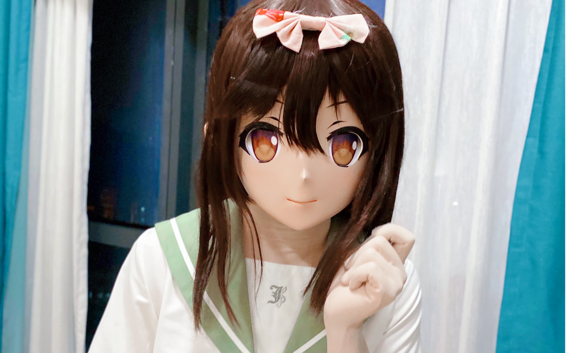 Kigurumi - 一次JK制服的试妆_哔哩哔哩_bilibili