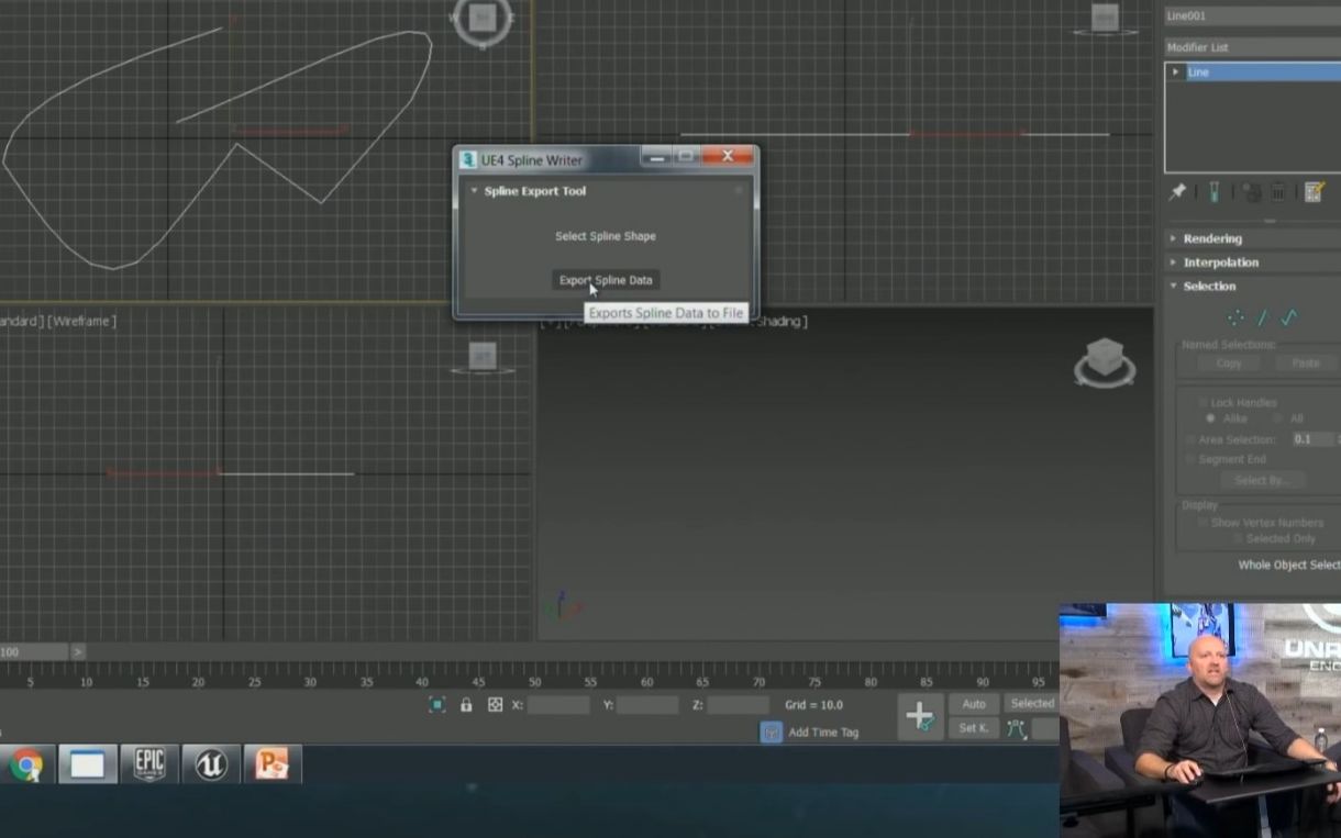 Spline Importing _ Live Training _ Unreal Engine_哔哩哔哩_bilibili