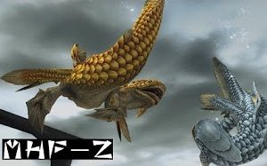 【MHF-Z】金&银熔岩龙·ゴルガノス＆アルガノス 霸种——dokubishi_哔哩哔哩_bilibili
