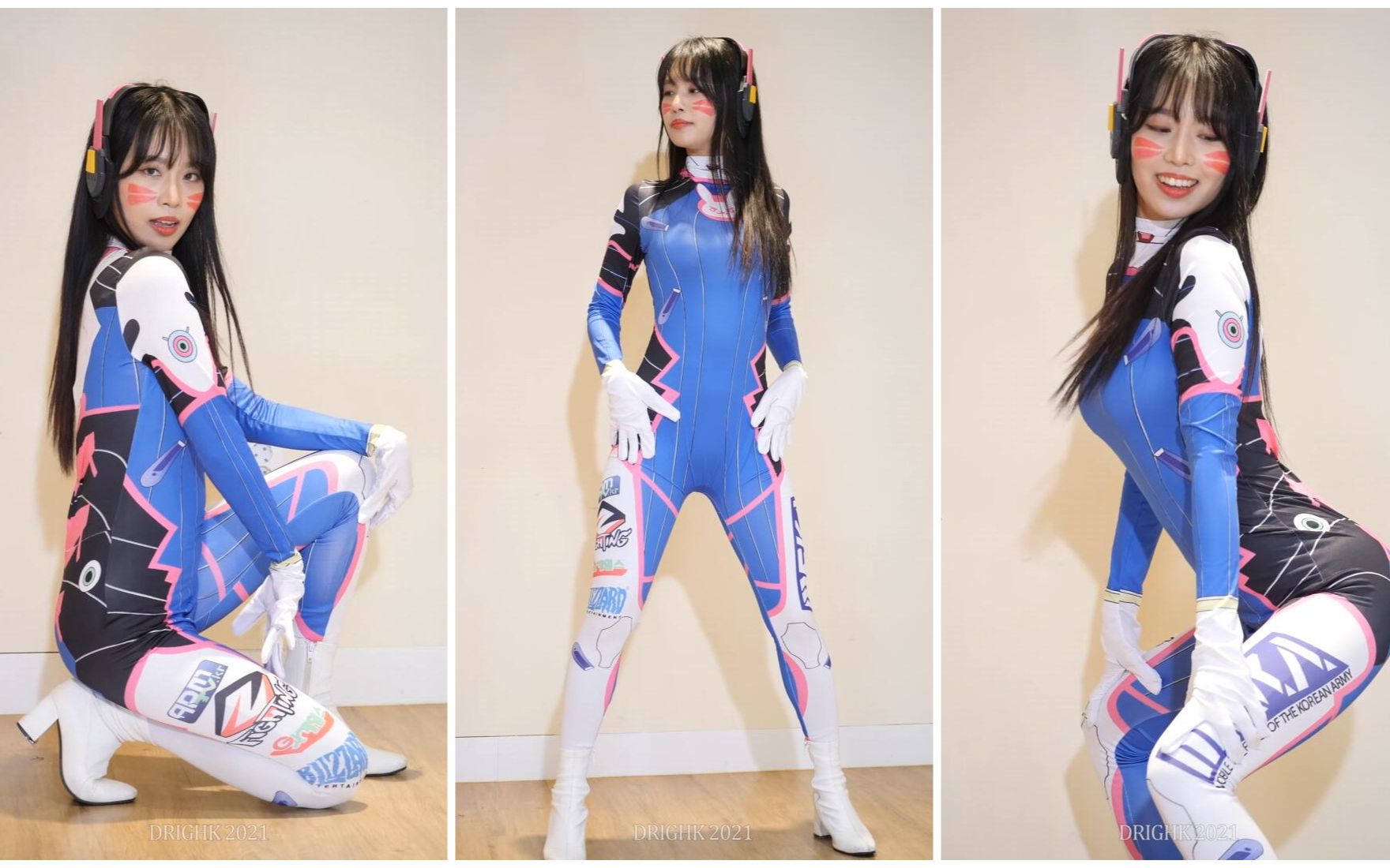 4k60p - 守望先锋 D.va cosplay - LALLA - HyeJin_哔哩哔哩_bilibili