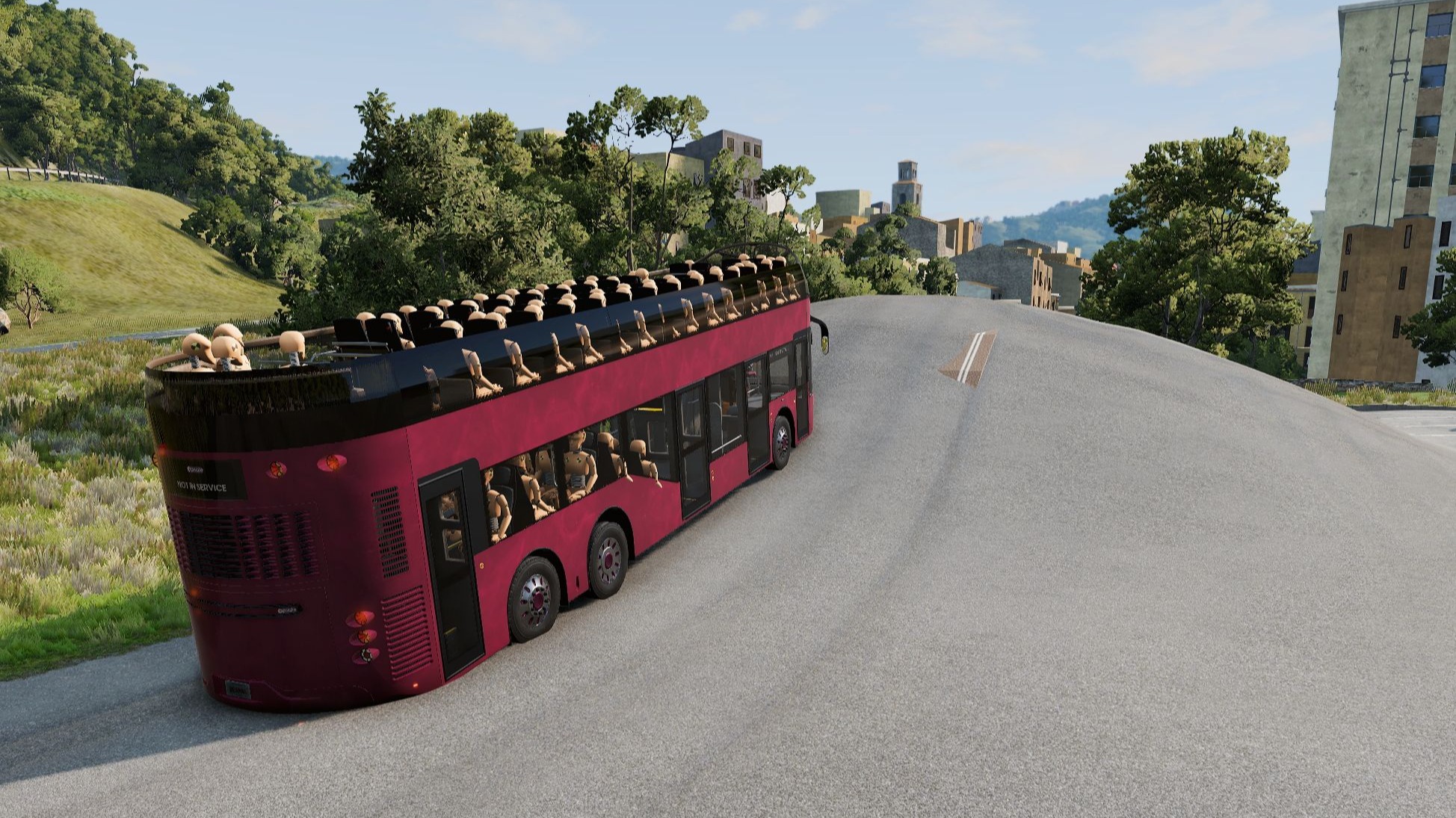 在坡道上把车辆时速瞬间提到1500km/h会发生什么？-BeamNG-TV-BeamNG-TV-哔哩哔哩视频