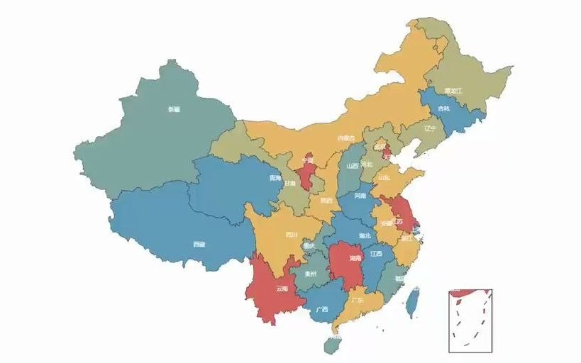 漏刻有时数据可视化：echarts地图map值域漫游图 哔哩哔哩 Bilibili