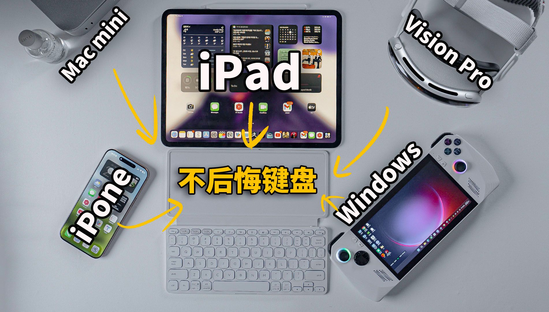 真实使用3个月后，终于发现超完美iPad Mac Windows Vision Pro iPhone 键盘！feat. 罗技Keys To Go 2｜大耳朵TV-大耳朵TV-大耳朵TV-哔哩哔哩视频
