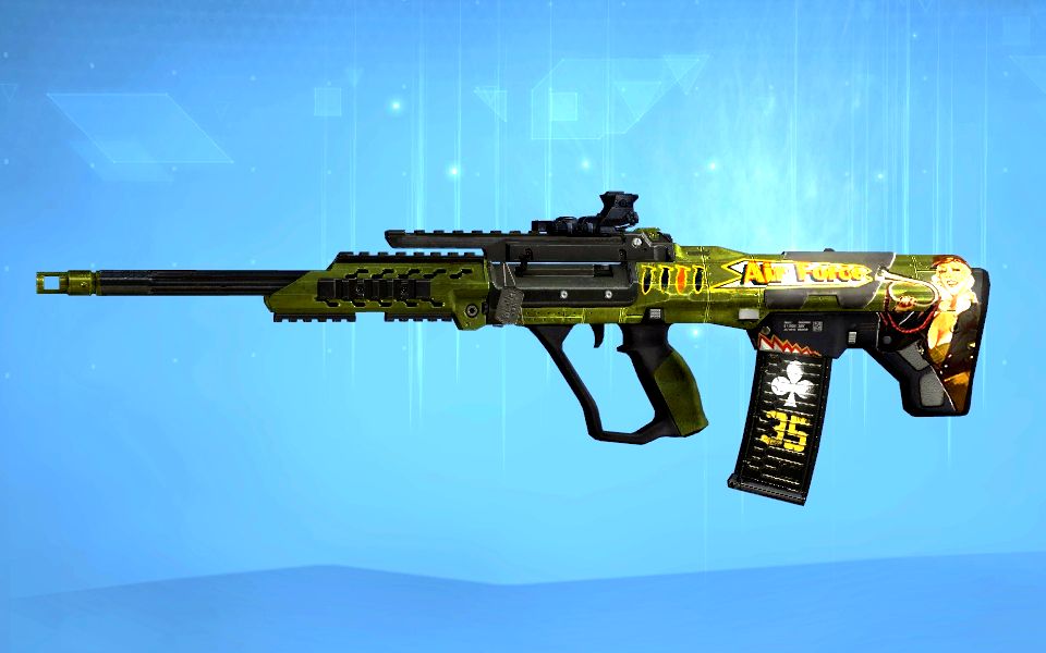 《使命召唤ol》3槽AUG空中力量机枪中的AK117，PVP实际演示_哔哩哔哩_bilibili