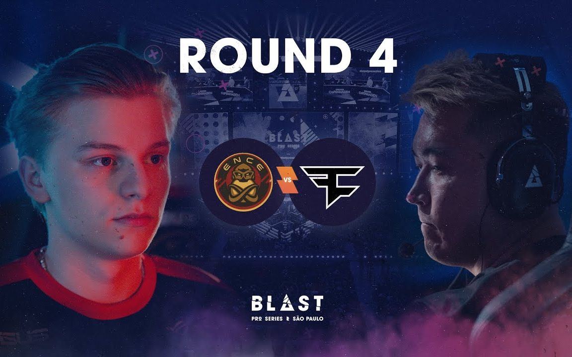 FaZe vs ENCE - BLAST Pro Series São Paulo 2019 - Round 4 - BO1_哔哩哔哩_bilibili