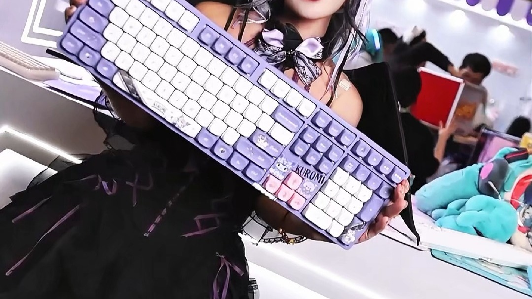 AKKO×库洛米正版联名键盘，真的太好看啦！-Akko艾酷官方-Akko艾酷官方-哔哩哔哩视频
