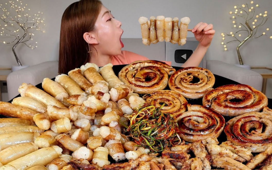 【AmiAmi】尽情的尝试各种烤牛肠 牛大肠 牛小肠 真实咀嚼音-AmiAmi_OfficiaI-AmiAmi_OfficiaI-哔哩哔哩视频