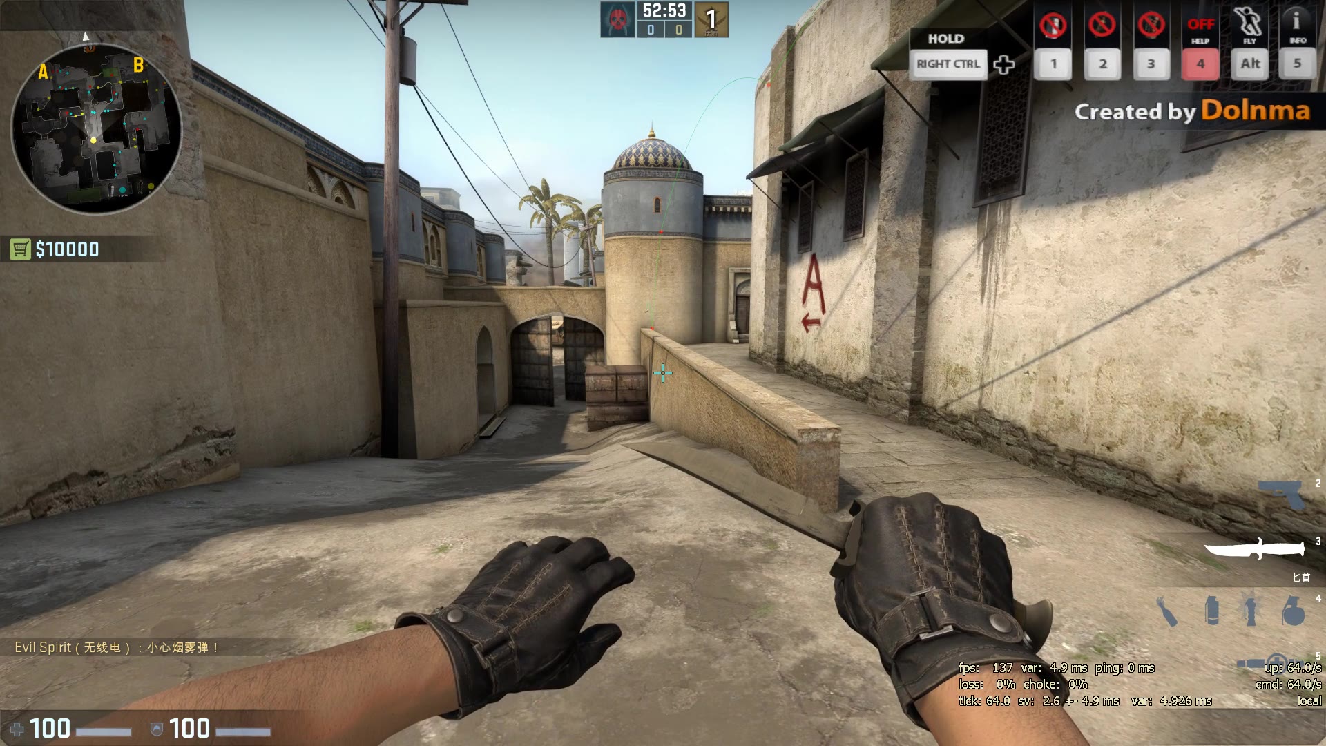 csgo沙漠2投掷物训练图-千图网