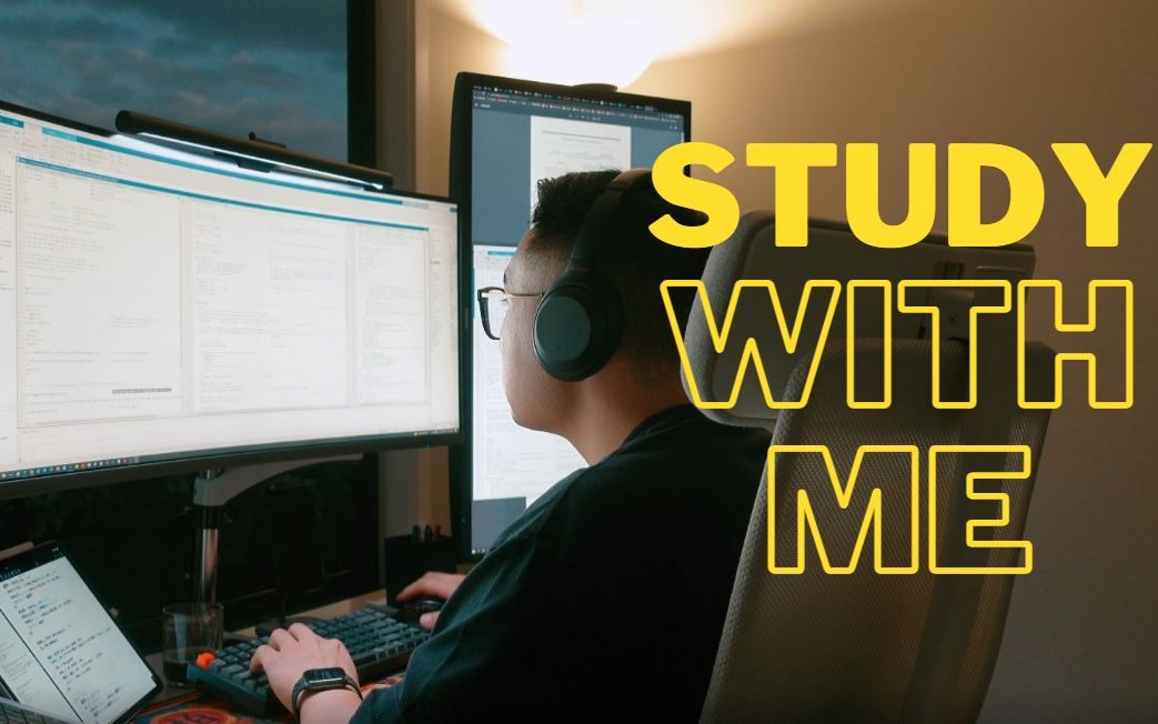 📚2小时实时学习｜HOUSE电子乐｜黄昏日落｜🍅番茄工作法 学习50分钟休息10分钟｜自带计时器和闹铃｜Study with me-应尼同学-应尼同学-哔哩哔哩视频