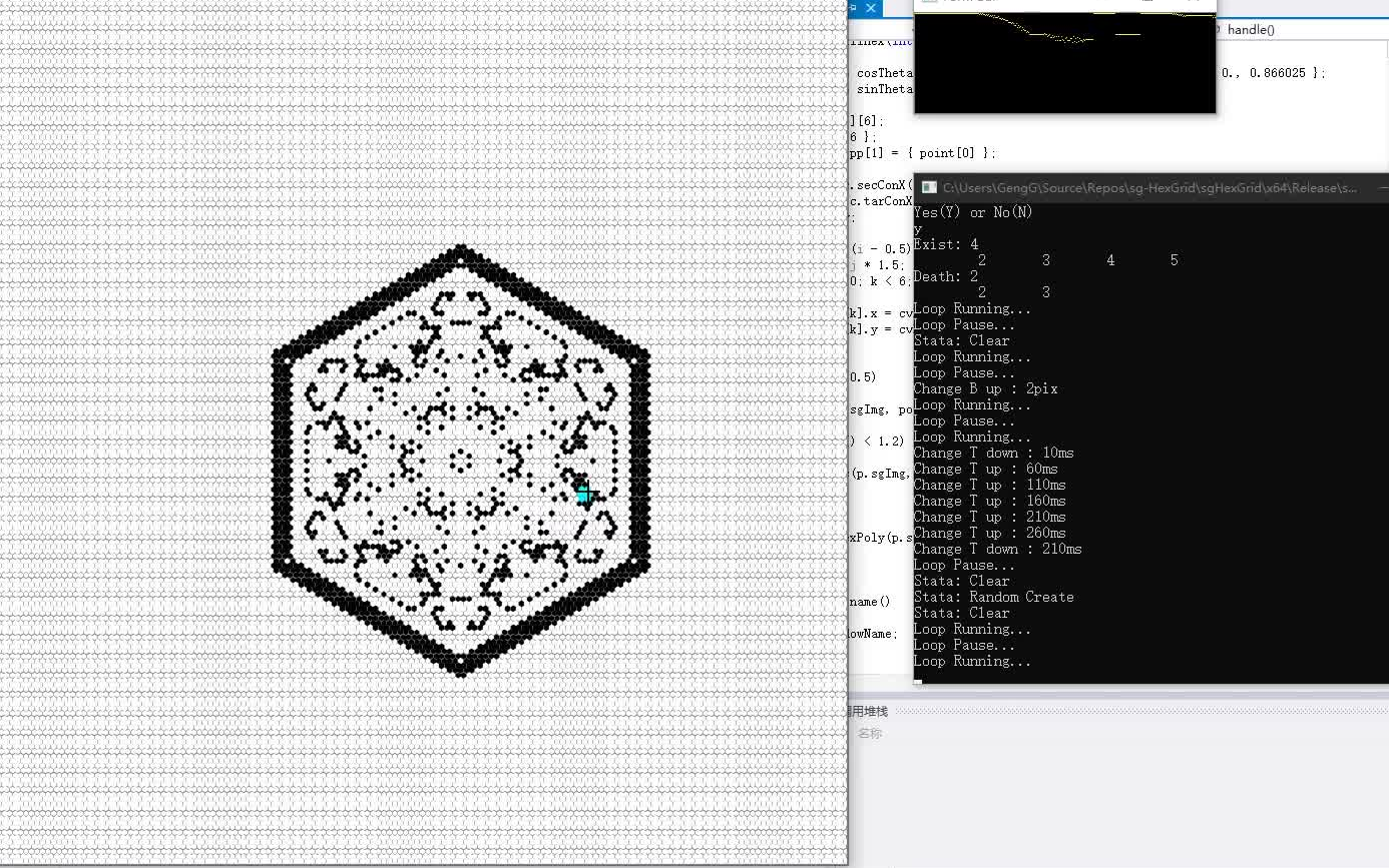 【C++】基于Opencv六边形元胞自动机-HexGrid_哔哩哔哩_bilibili