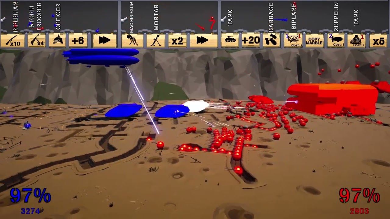 战壕阵地战——蓝红球球们的宿命对决第三十五季！【Lost Marbles 3D授权】-诺亚方邹-诺亚方邹-哔哩哔哩视频