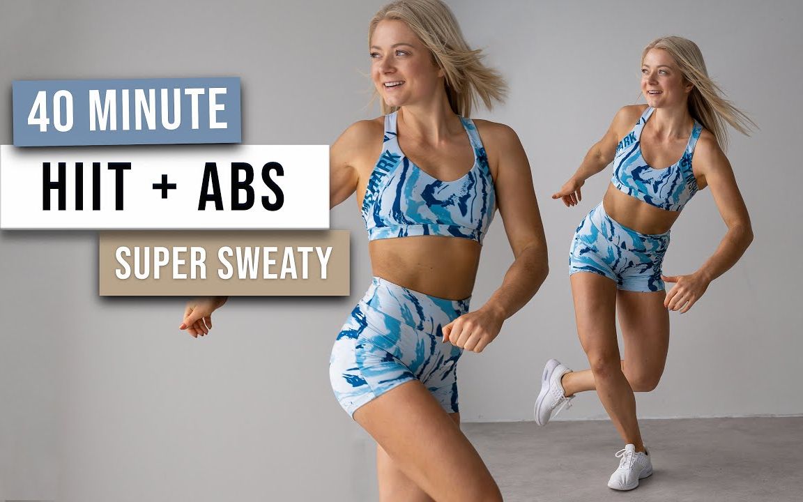 【growingannanas-40分钟HIIT+ABS燃烧训练 燃烧卡路里·享受乐趣·无需重复·无需装备】_哔哩哔哩_bilibili