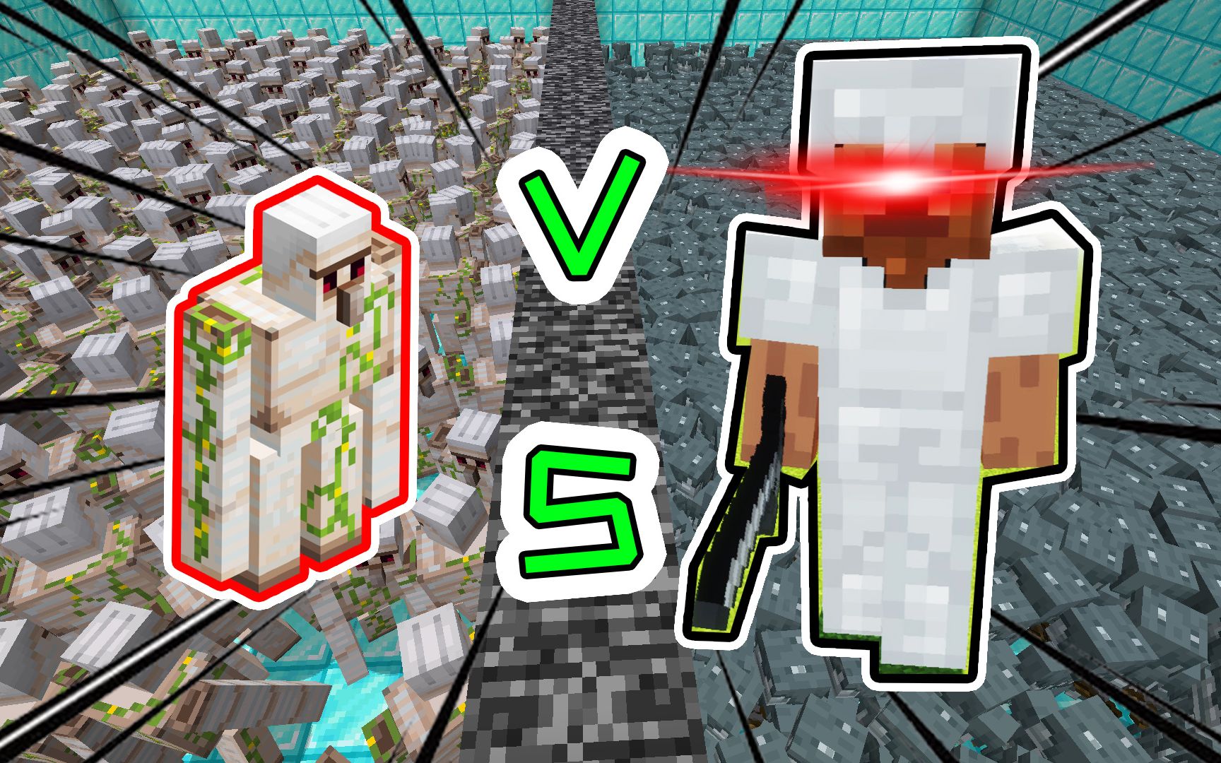 200铁傀儡Vs200武装巨人？！模组boss大战！作死挑战硬件粉碎者！_哔哩哔哩bilibili_我的世界