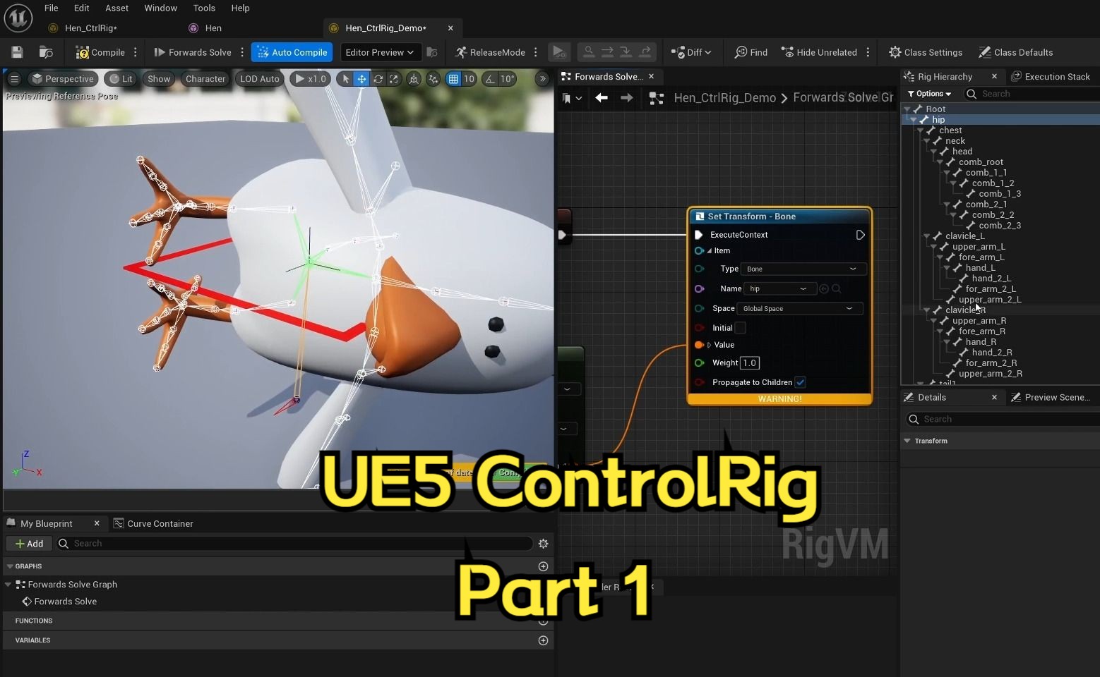 UE5 ControlRig 绑定教学 Part 1-机器猫v5-机器猫v5-哔哩哔哩视频