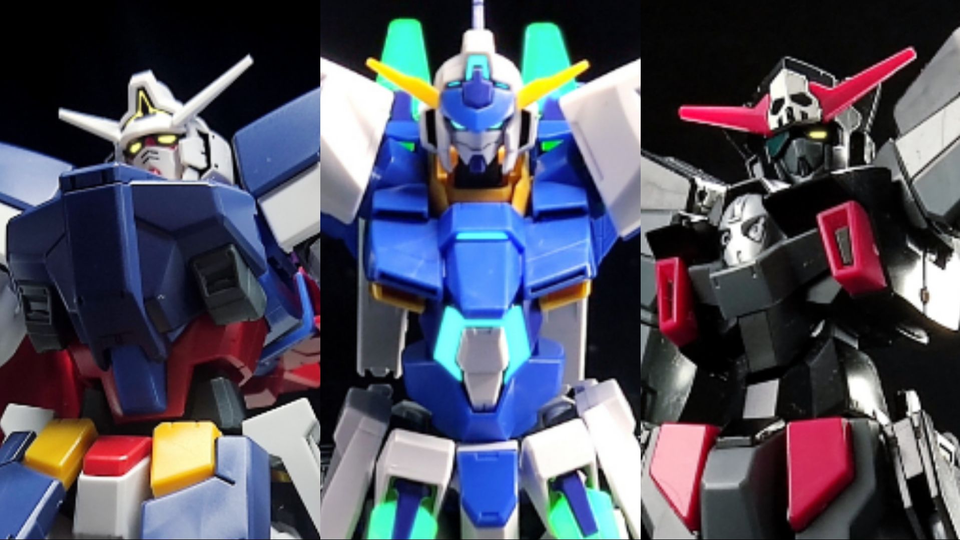 【pose show/age系列】三段命运，铸就成为历史。hg agefx、age2黑猎犬、age1光辉型pose分享(又是量大管饱的一集)-自由胶佬-艹-哔哩哔哩视频