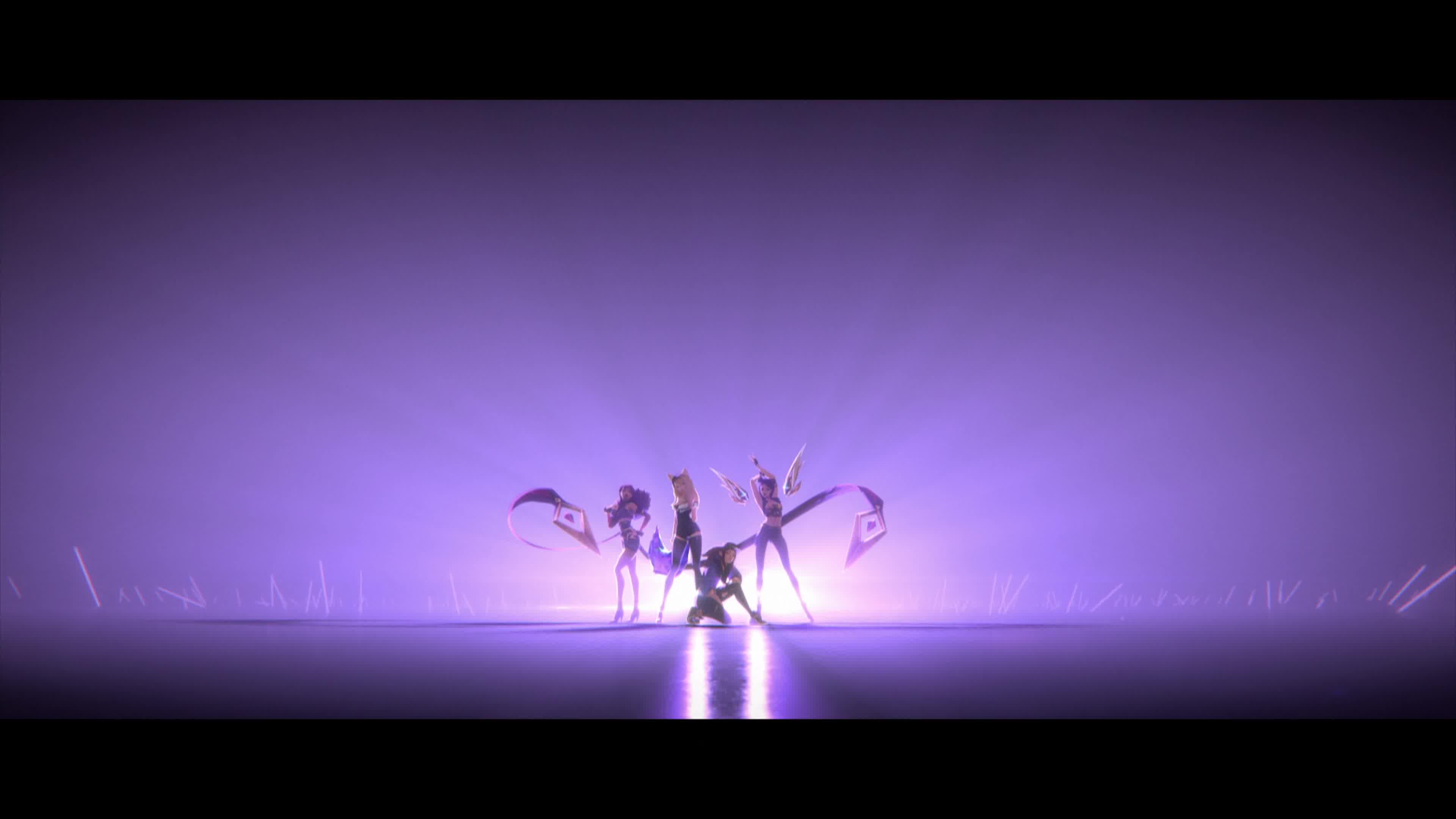 4K画质KDA女团 - 2018英雄联盟决赛开场曲，赶紧来pick_哔哩哔哩_bilibili