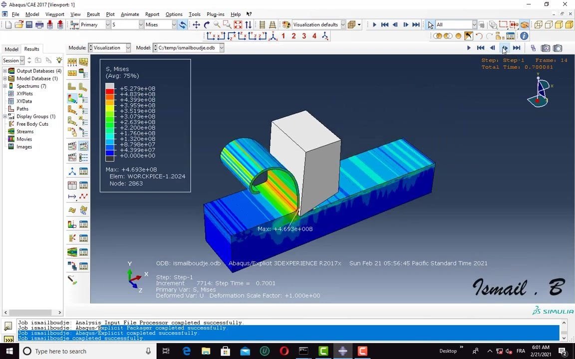 基于abaqus的切削工艺仿真模拟_哔哩哔哩_bilibili