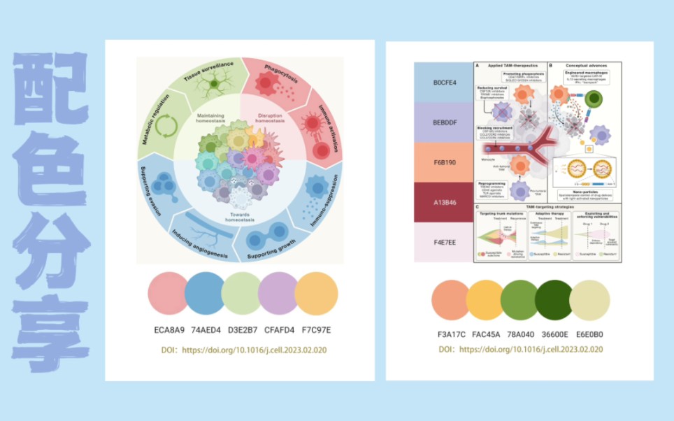 不会配色看这里！SCI论文插图经典配色实例第7期