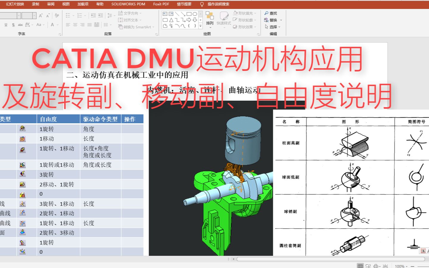 CATIA DMU运动机构应用_哔哩哔哩_bilibili