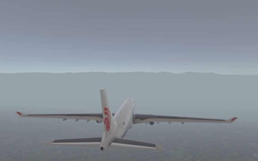 [RFS]中国国际航空AIRBUS A330-300，北京首都国际机场降落_单机游戏热门视频