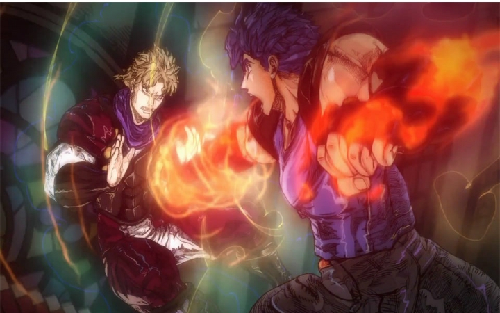 【jojo的奇妙冒险】op1：jojo～血的命运～音效版_哔哩哔哩_bilibili