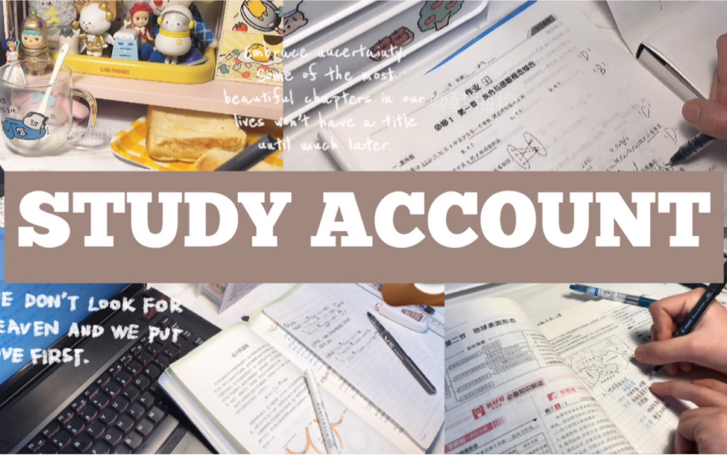 【STUDY ACCOUNT|STUDY WITH ME】｜纯动力学习｜寒假学习打卡||_哔哩哔哩_bilibili