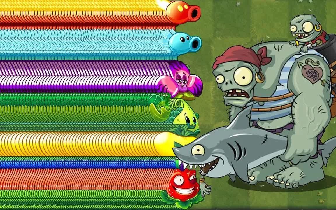 50 株植物最高等级加电对抗海盗巨型僵尸 20 级 - PvZ 2-MTGame-MTGame-哔哩哔哩视频