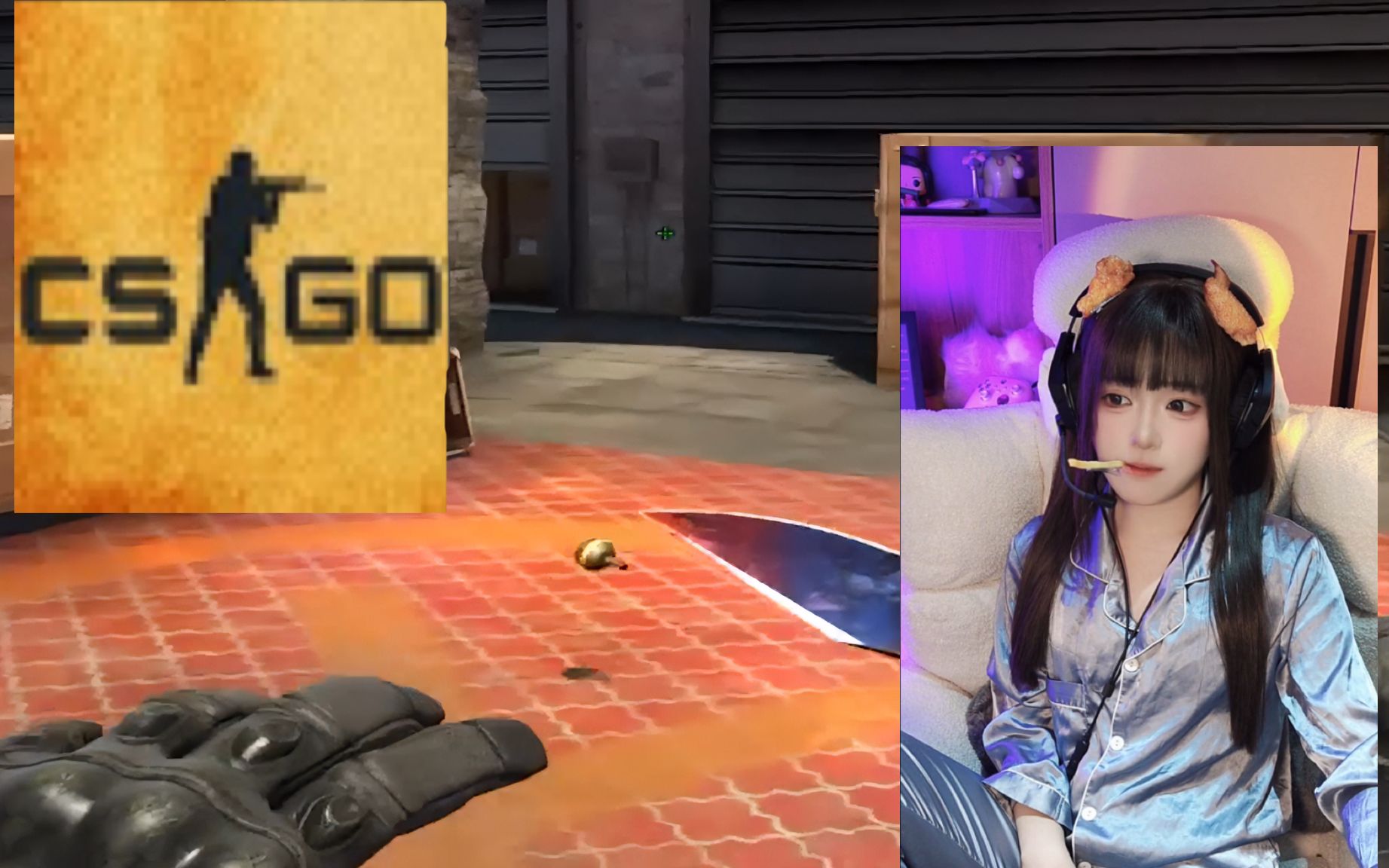 “妹妹是不是刚玩，但是我看的出来，你非常有这个csgo的天赋”--五花---五花--哔哩哔哩视频