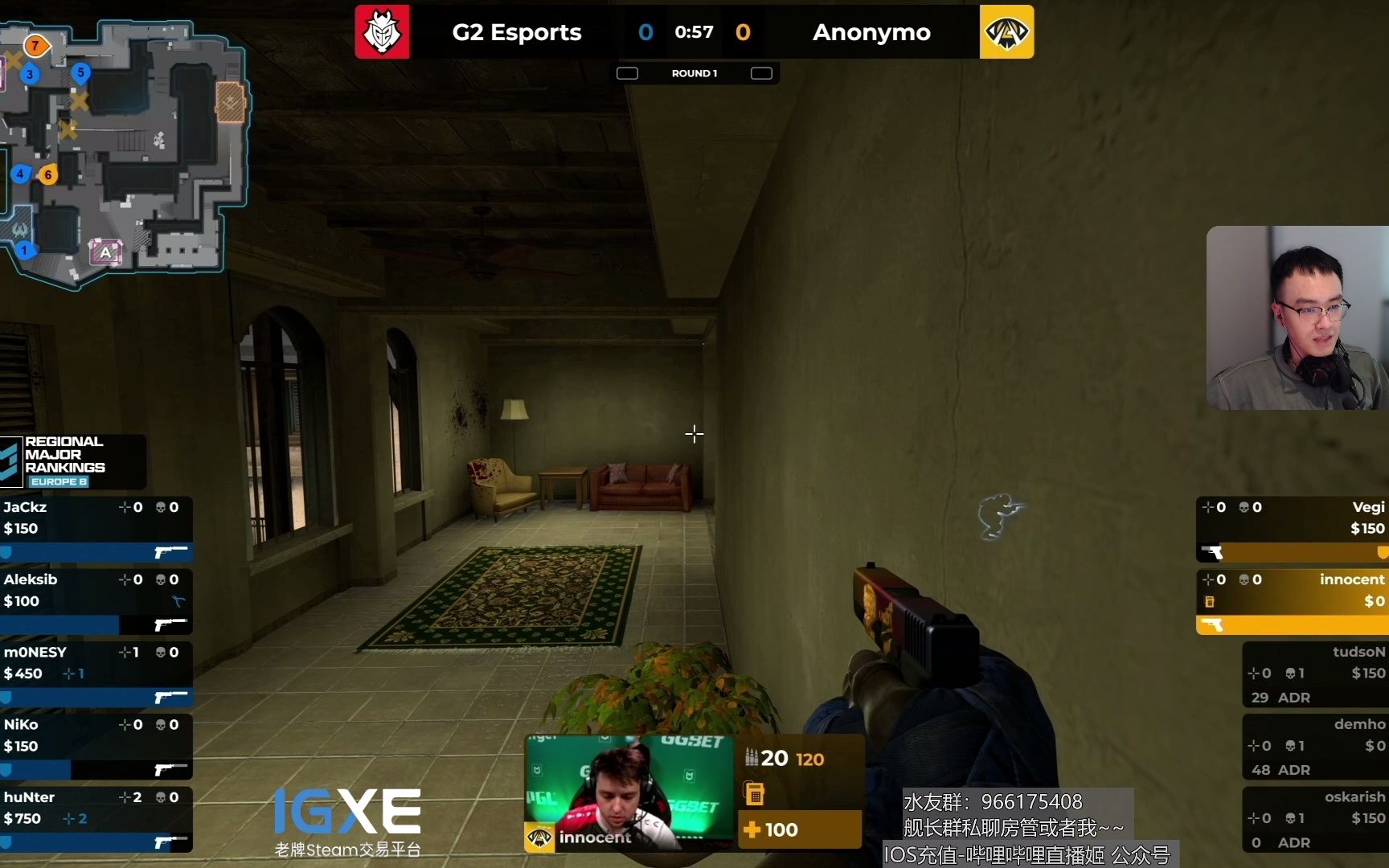 RMR欧B G2 vs AE_哔哩哔哩bilibili_CSGO