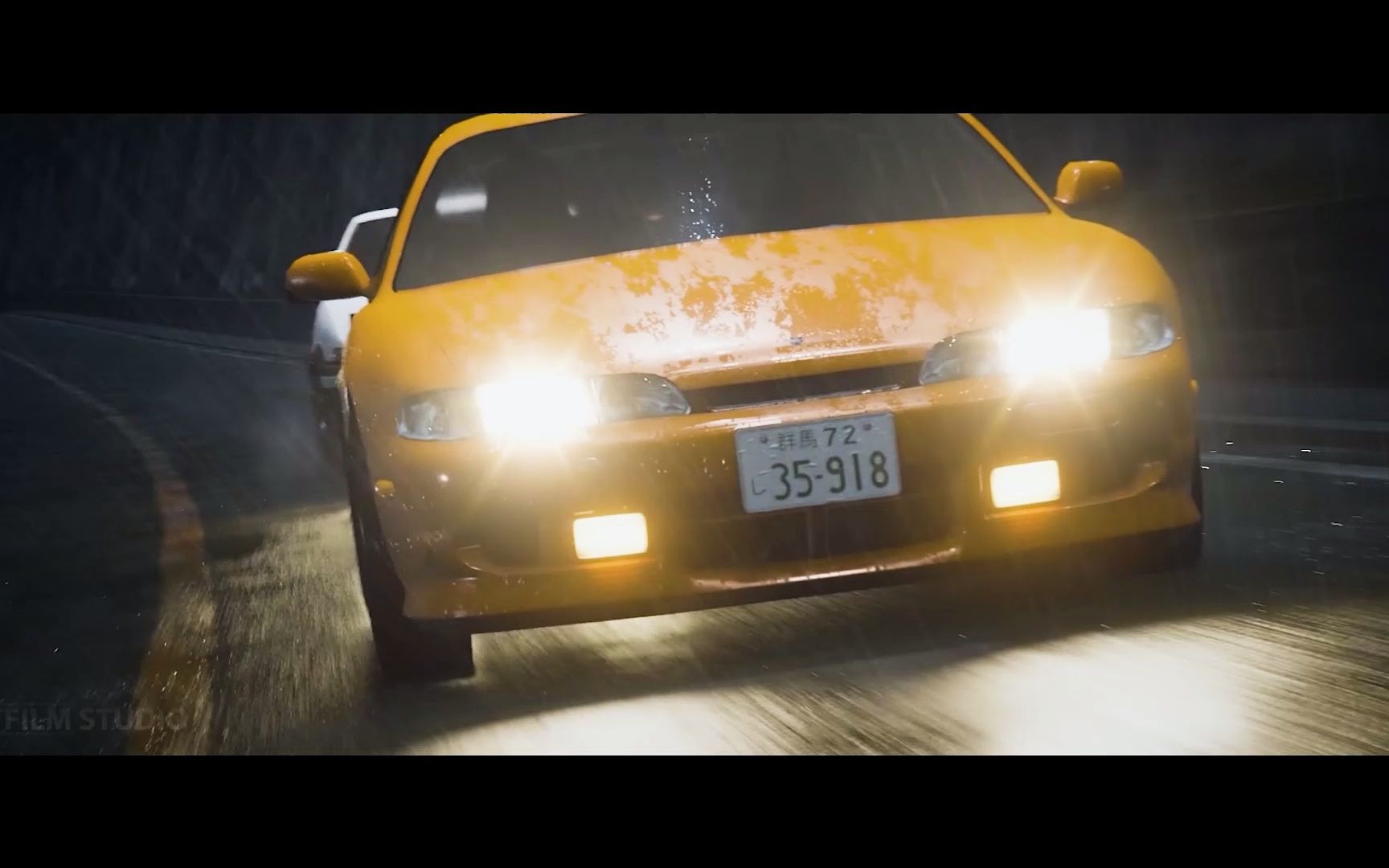 头文字D AE86 vs S14 [BLENDER CINEMATIC] ArtFilmStudio_哔哩哔哩_bilibili