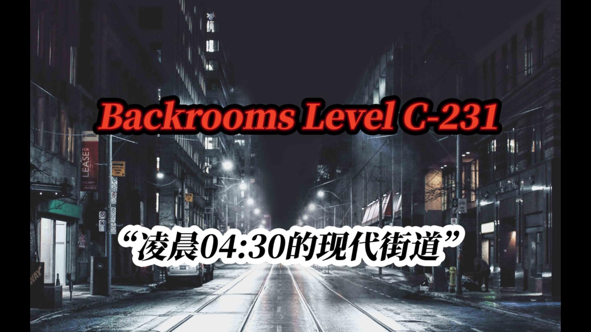【Backrooms】后室 Level C-305 - “凌晨04:30的现代街道”-季夏廿玖-季夏廿玖-哔哩哔哩视频