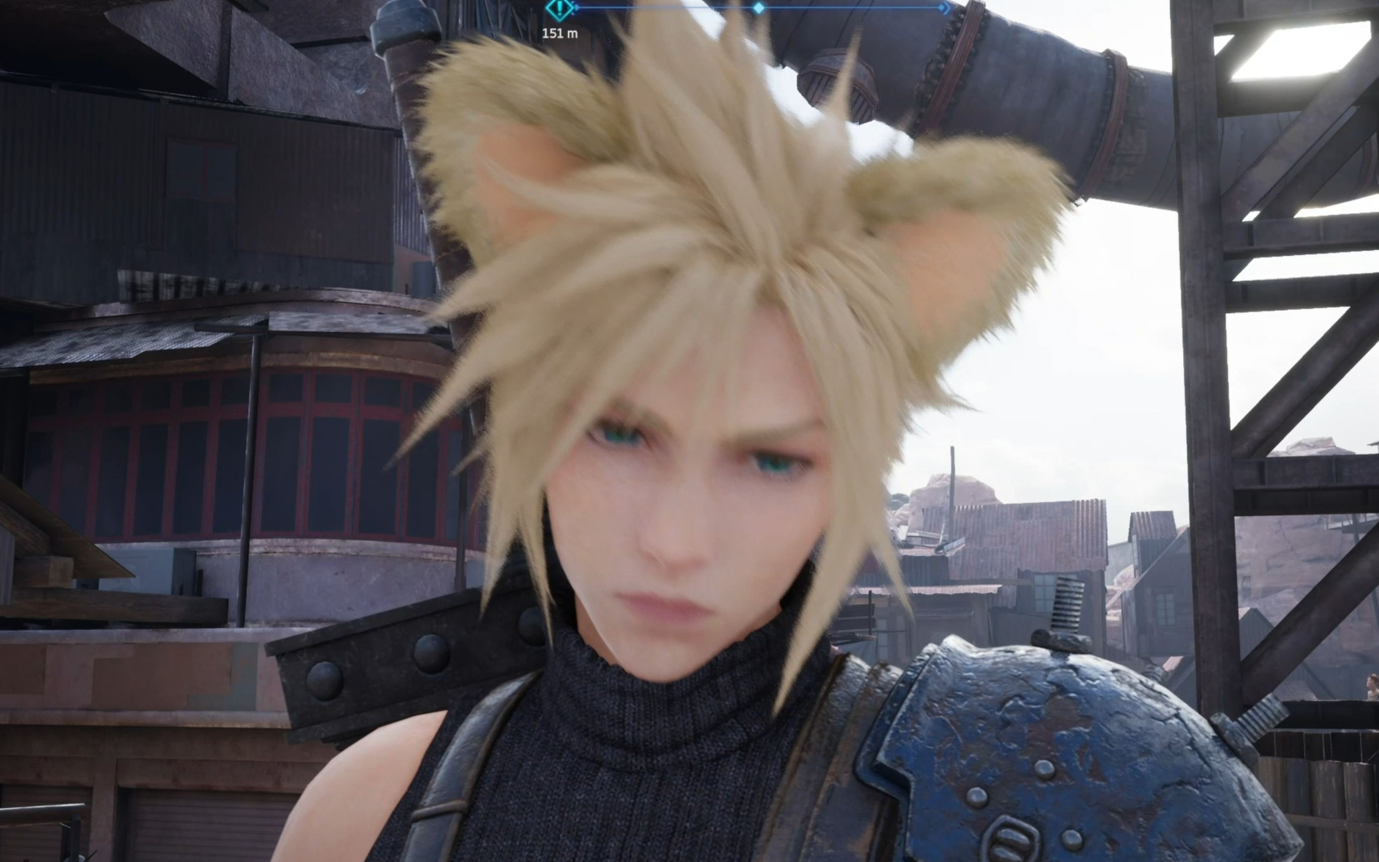 【FF7re】进来浪费4分钟沉浸式吸猫猫云吧_最终幻想7重制版