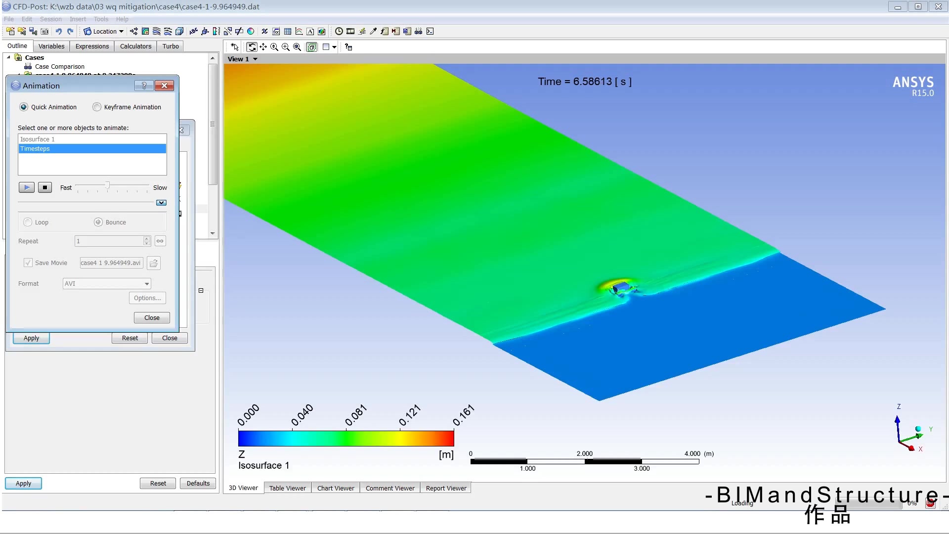CFD-POST 制作动画操作演示_哔哩哔哩_bilibili
