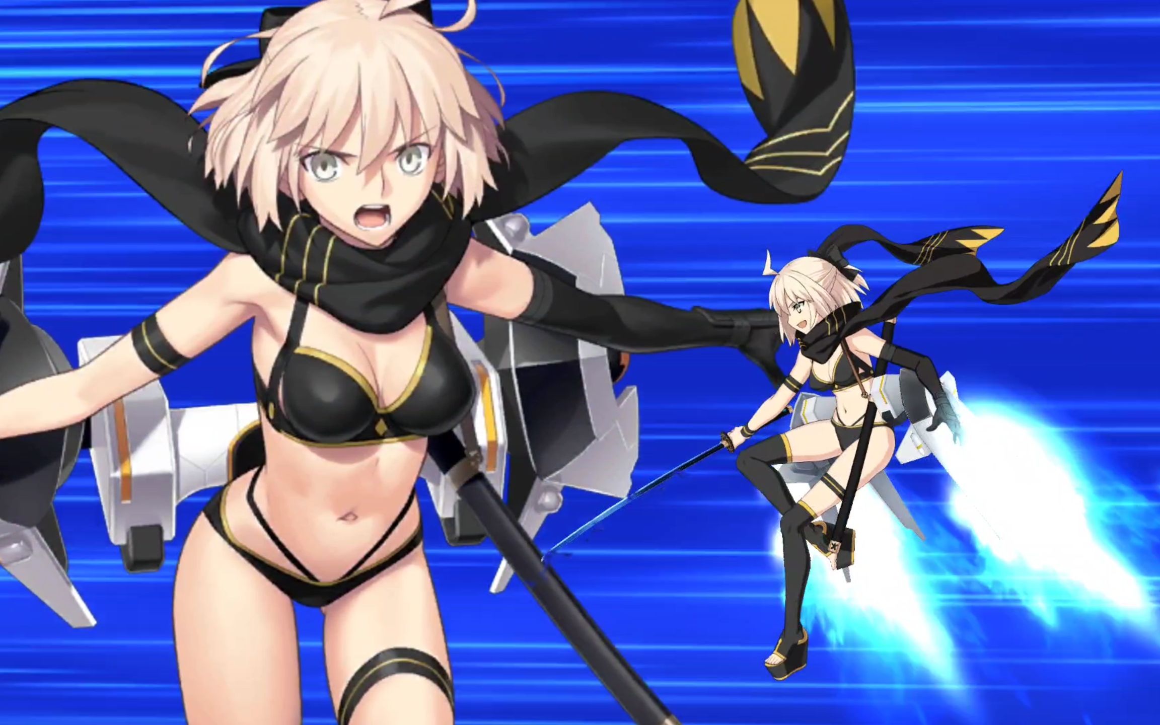 【FGO】泳装总司3T五倍马嘶空想树_手机游戏热门视频