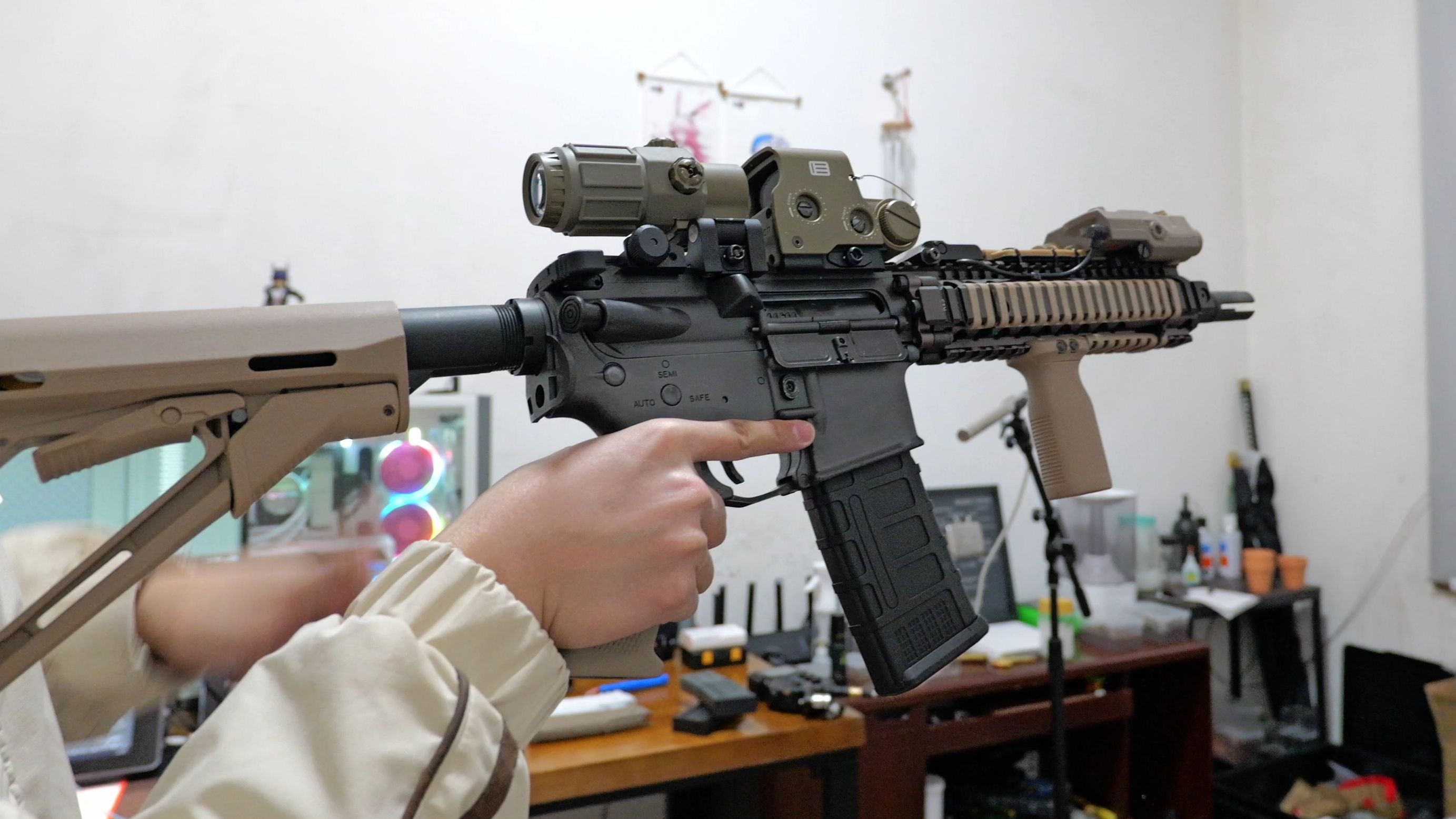 司骏M4电抛改MK18-LovelyR十三-LovelyR十三-哔哩哔哩视频