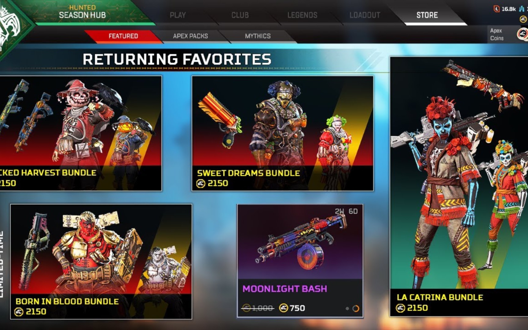 【Apex】10月19号万圣节商店更新预告_网络游戏热门视频