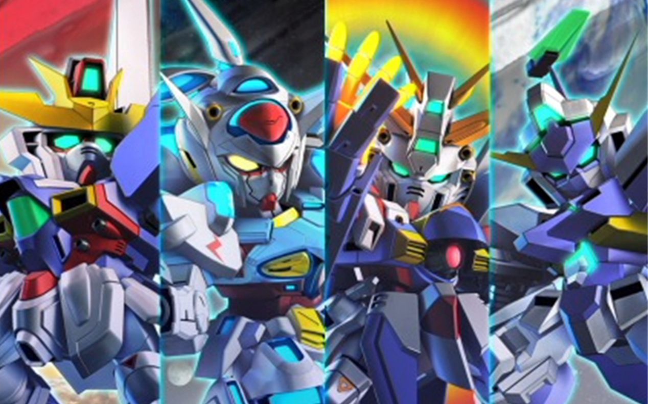 SD高达G世纪火线纵横第四弹DLC机体战斗动画_哔哩哔哩_bilibili