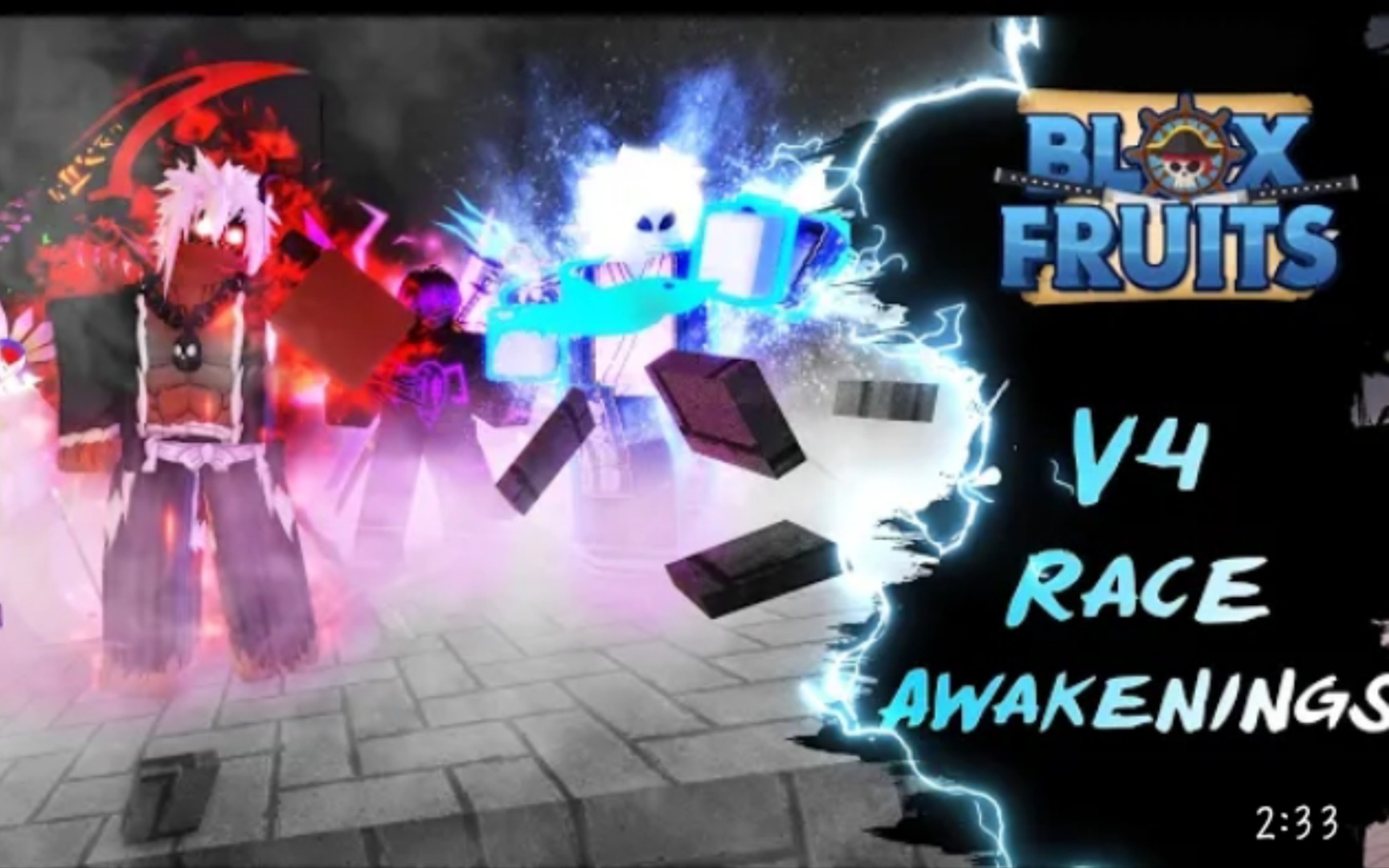 roblox bloxfruits种族v4教程 部分一