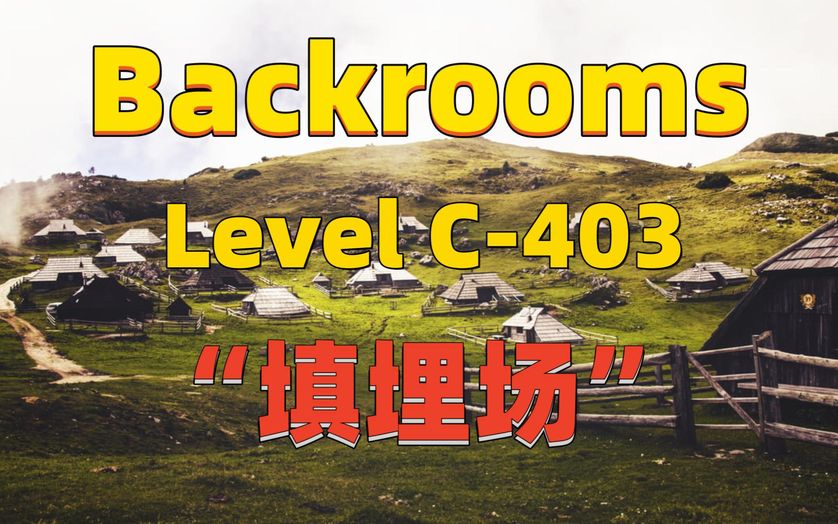 【Backrooms】后室 Level C-403 - “填埋场”-季夏廿玖-季夏廿玖-哔哩哔哩视频