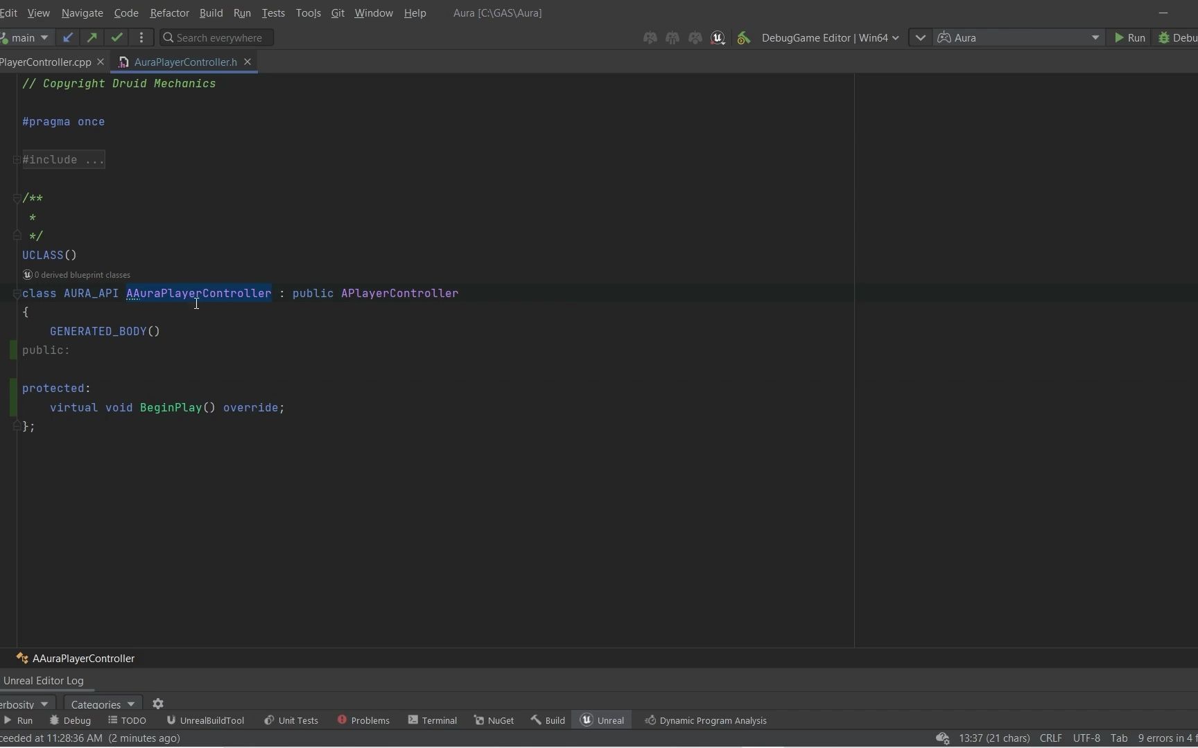 Section 4 1 Game Ui Architecture Ue5 Gas Top Down Rpg