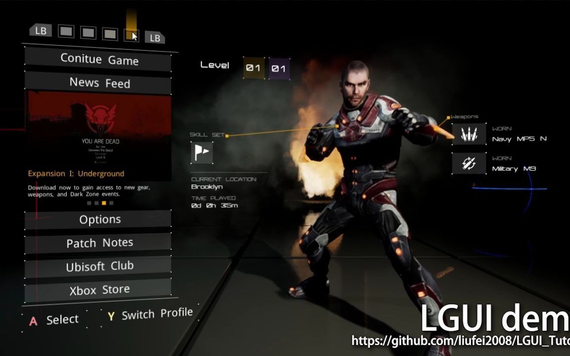 LGUI 全境封锁 UI_哔哩哔哩_bilibili