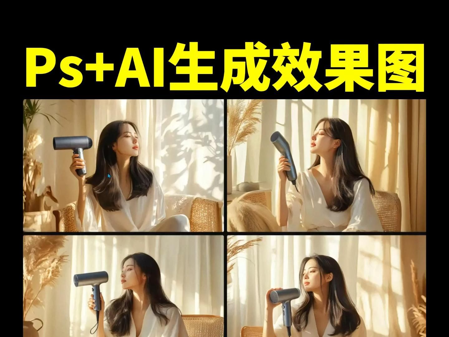 【AI电商】这效果图真实吗，竟是AI生成的，附产品效果图详细操作流程~ MJ+SD+Ps ai设计教程\ai海报设计\电商AI做图\AI电商产品图-玉米棒棒哒么么哒-ai-哔哩哔哩视频