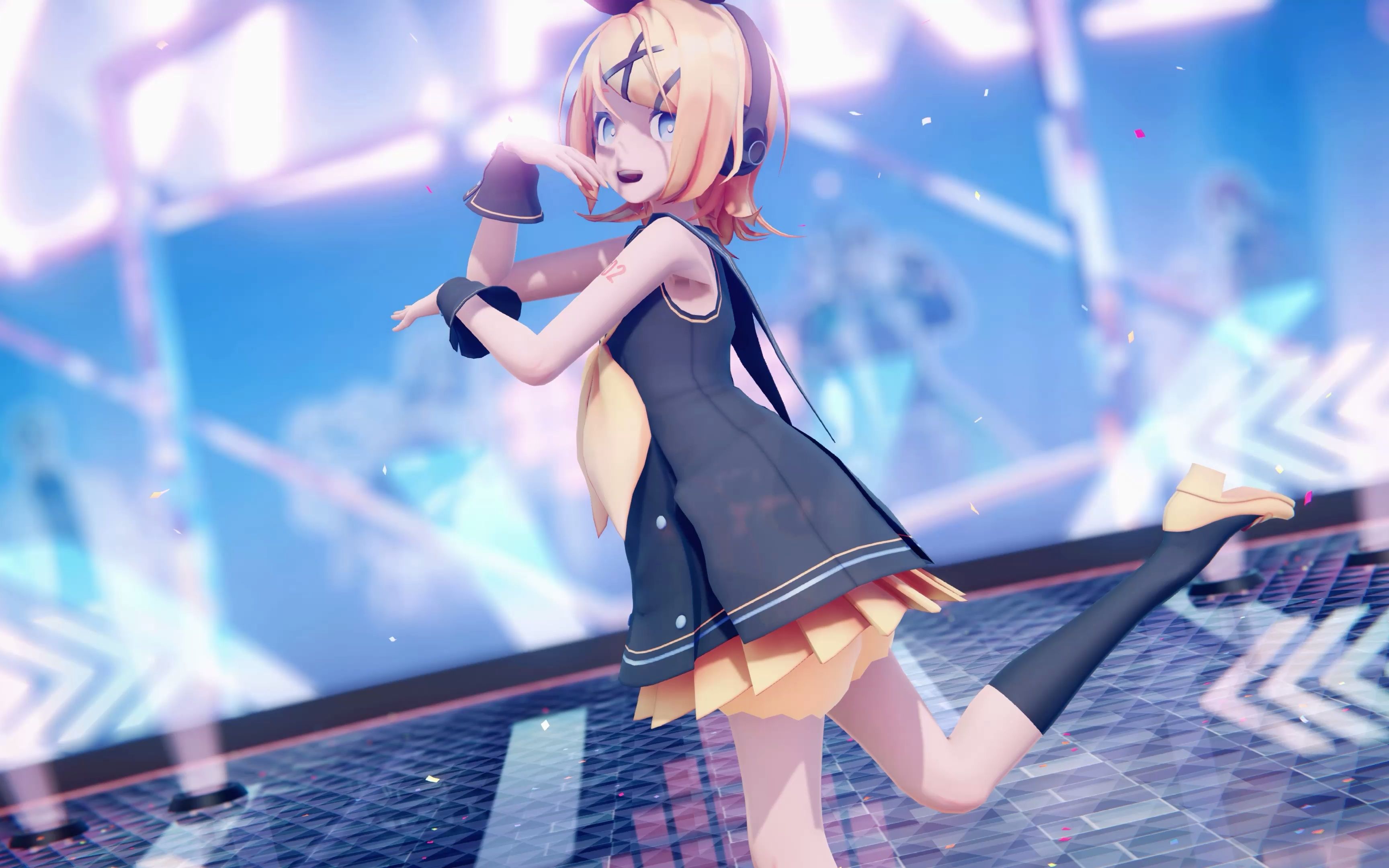 【4K/60FPS/MMD】镜音铃 / [A]ddiction_哔哩哔哩_bilibili