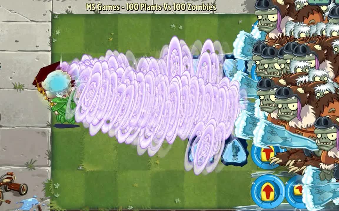 PvZ 2 100 植物 - 所有植物最高级别对抗100 史洛斯巨人僵尸 - 谁会赢-MSGames-MSGames-哔哩哔哩视频