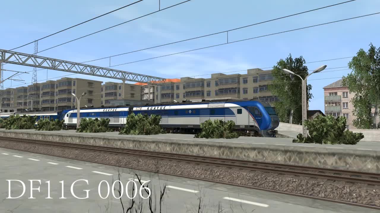 模拟火车12-TRS12-前方展望#6-DF11G 0006_哔哩哔哩 (゜-゜)つロ 干杯~-bilibili