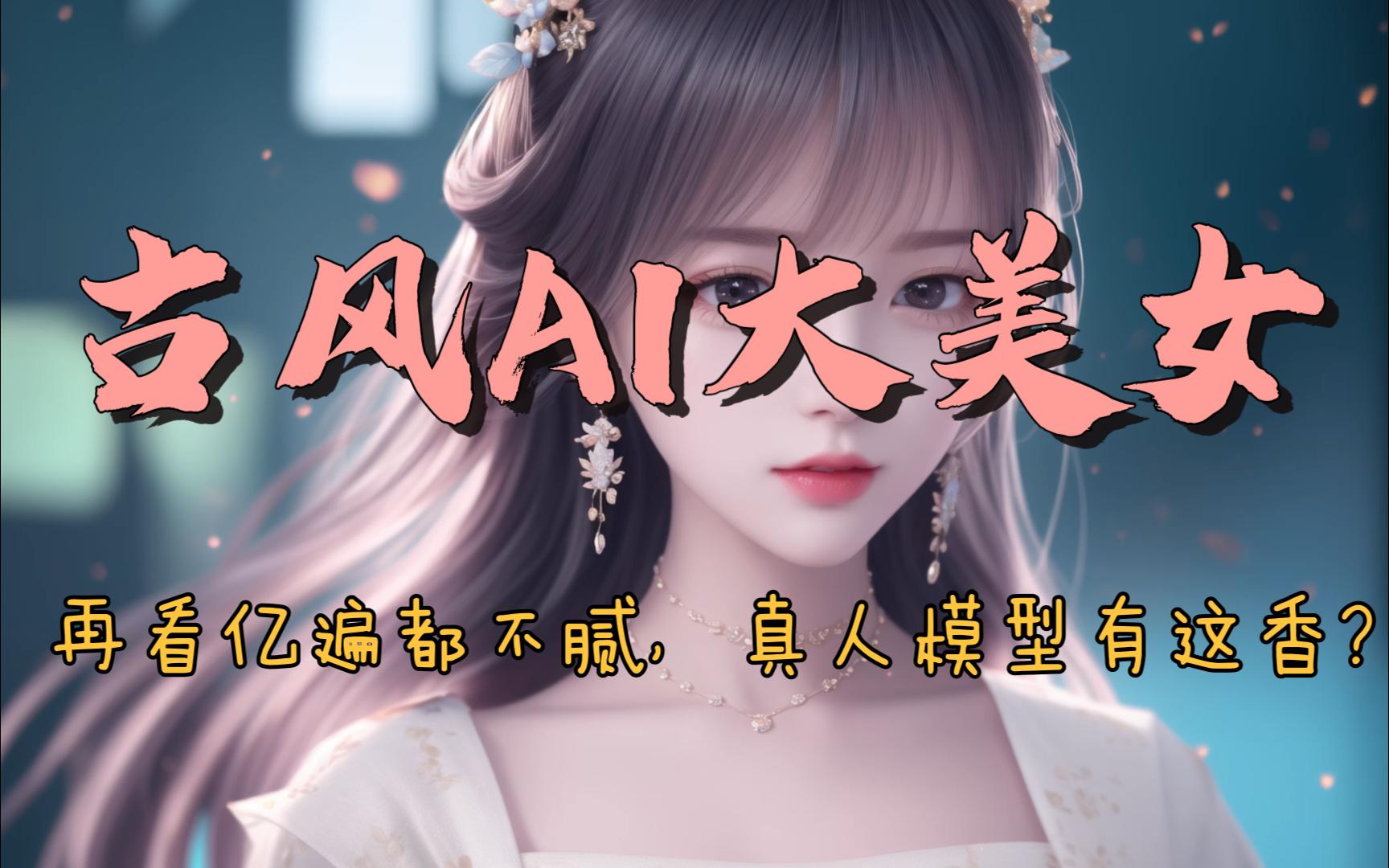 【ai绘画】2.5d古风少女，每一张都是高清壁纸！！！